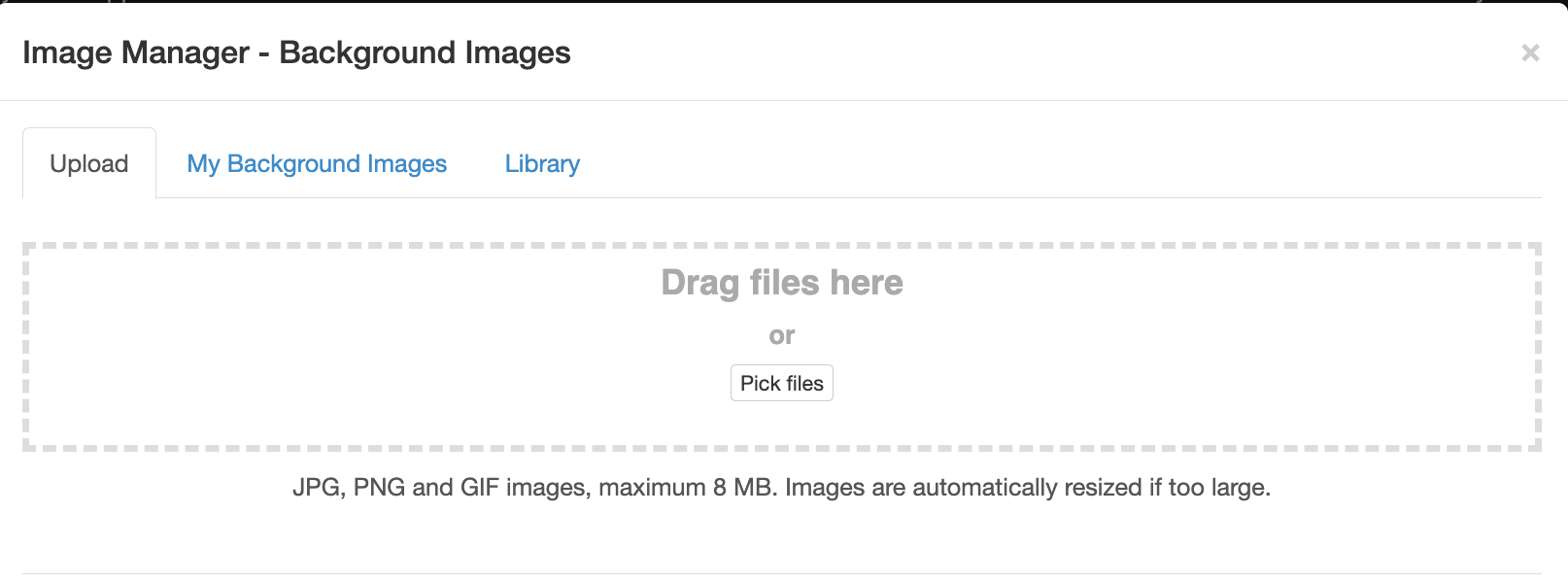 How-to: Change Background Image – myFitApp